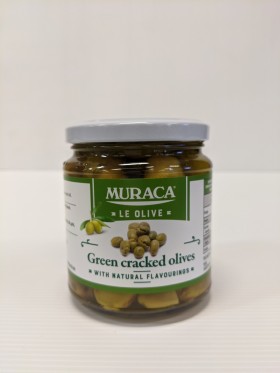 Muraca Green Cracked Olives 280gr - Olives - Amatos Liquor Mart | Shop