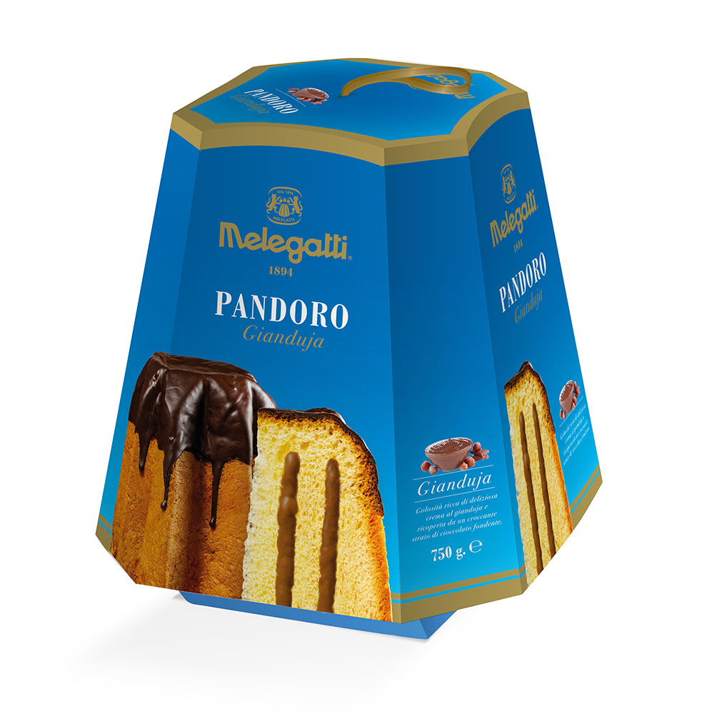 Melegatti Pandoro Gianduja 750gr - Cakes - Amatos Liquor Mart | Shop