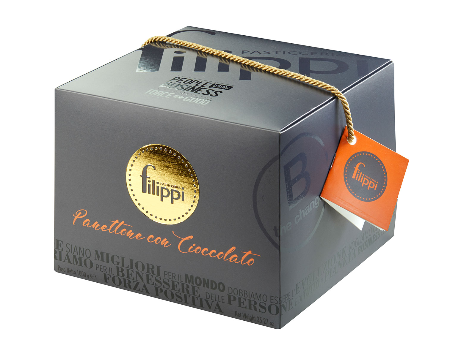 Filippi Bcorp Chocolate Panettone 1kg - Cakes - Amatos Liquor Mart | Shop