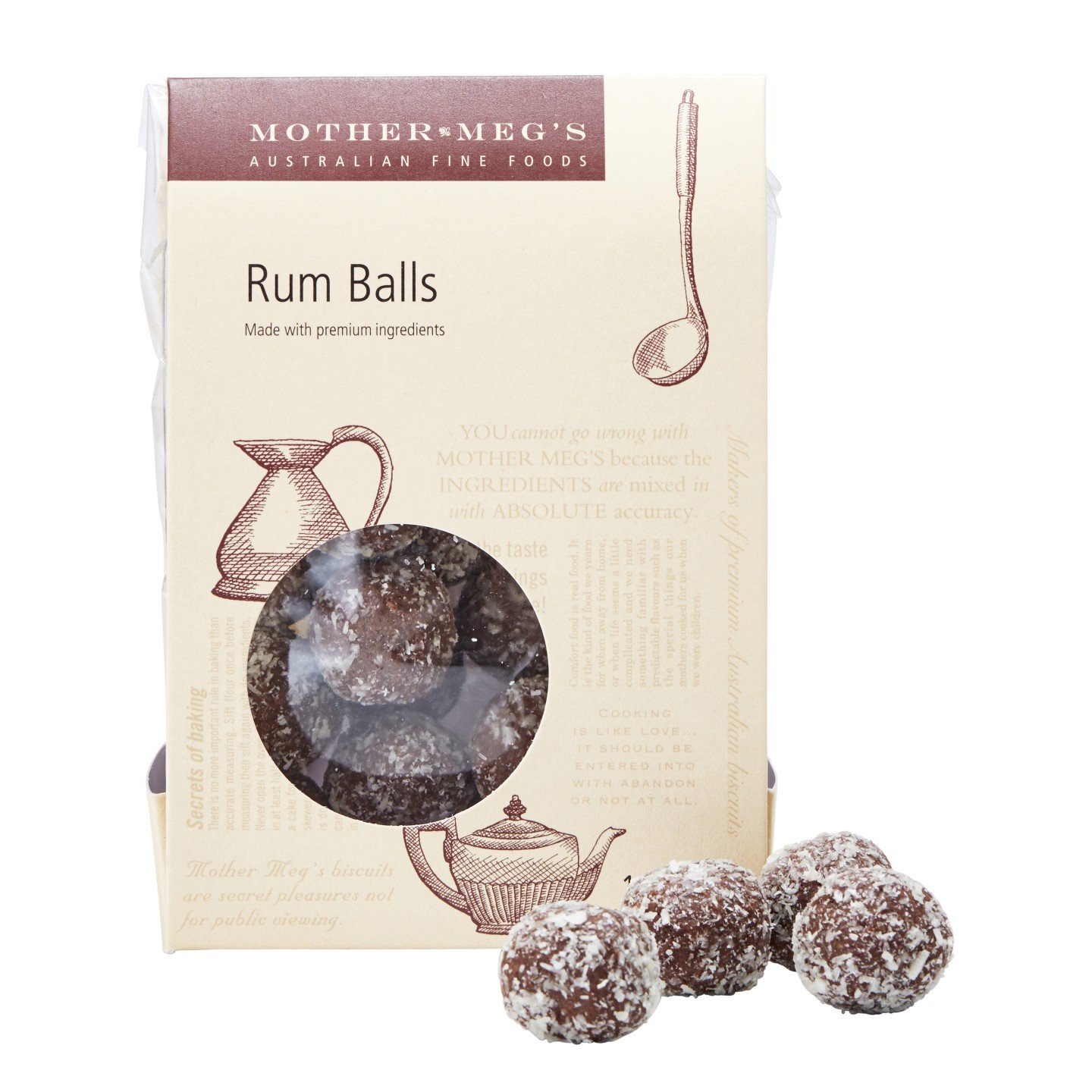 Mother Megs Rum Balls - Biscuits - Amatos Liquor Mart | Shop